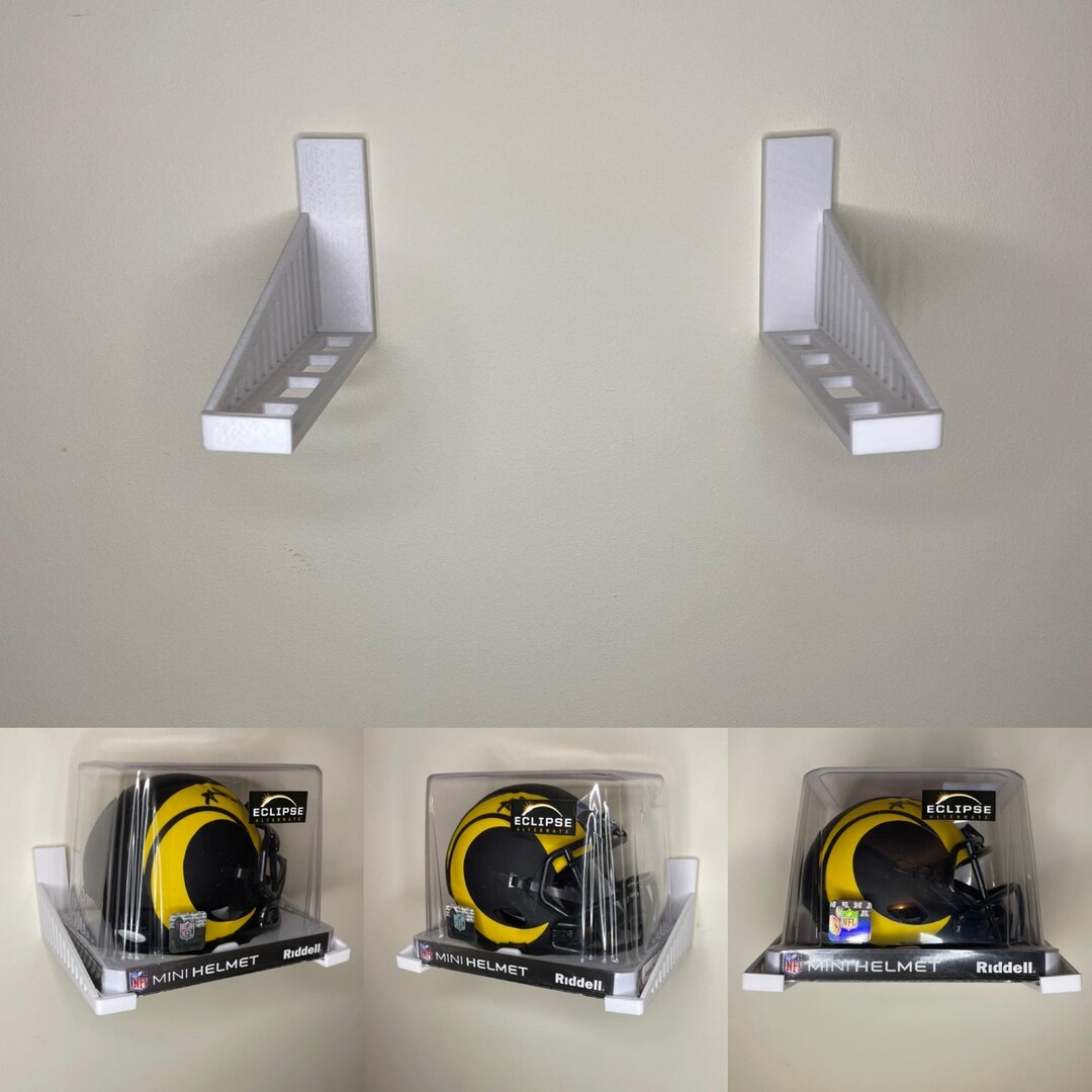 Wall Mounted Mini Helmet Winged Shaped Display Stand - Display Hook for ...