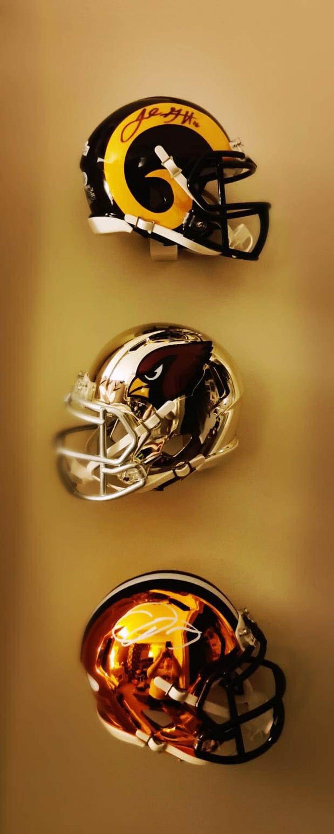 Display Hanger for Mini Helmet - Wall Mount U Shaped Stand - Ideal Gift ...