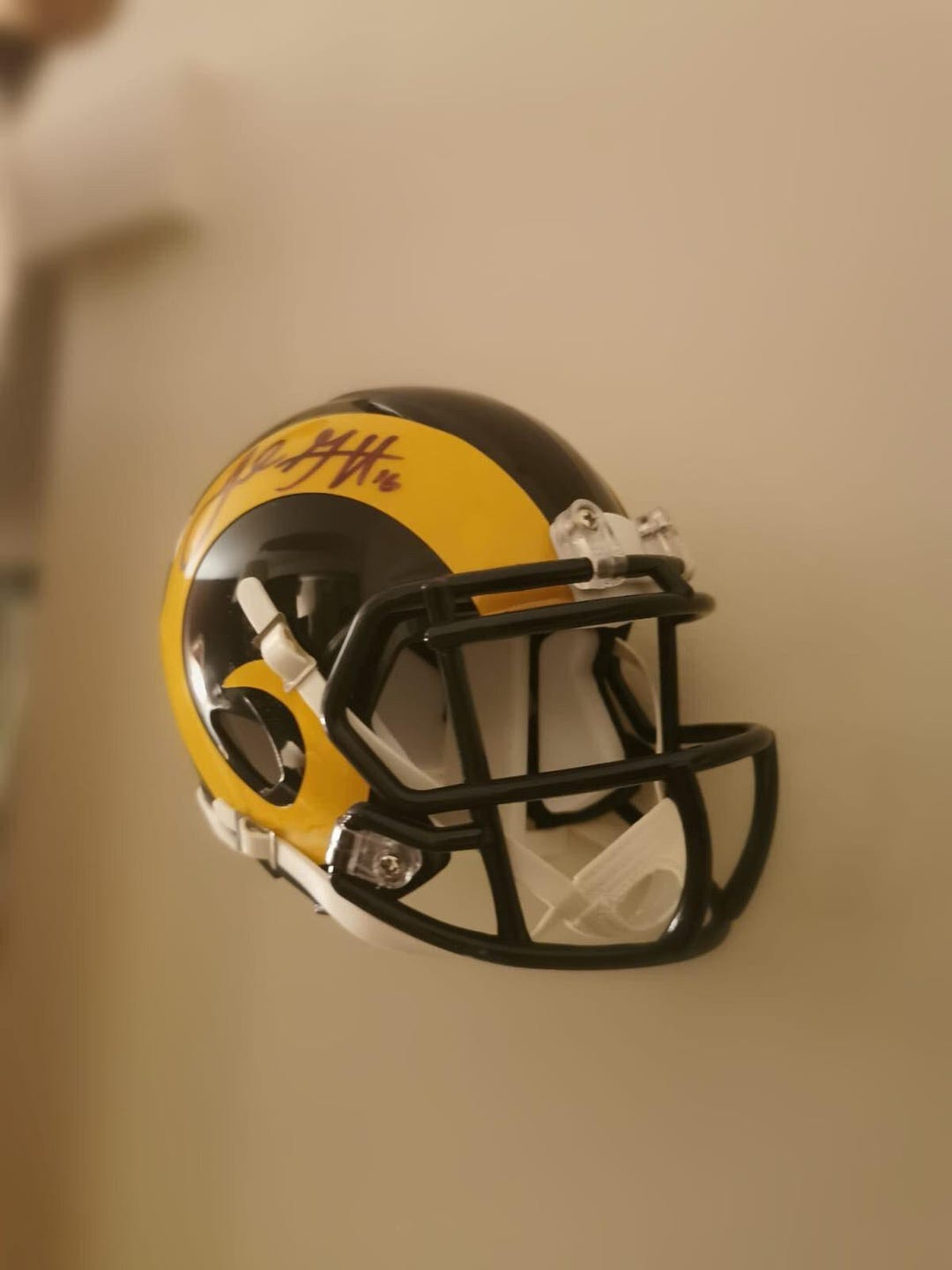 Display Hanger for Mini Helmet - Wall Mount U Shaped Stand - Ideal Gift ...