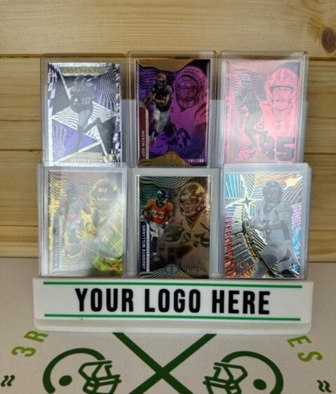 Personalised Custom Stadium Card Display Stand Display for Collectible ...