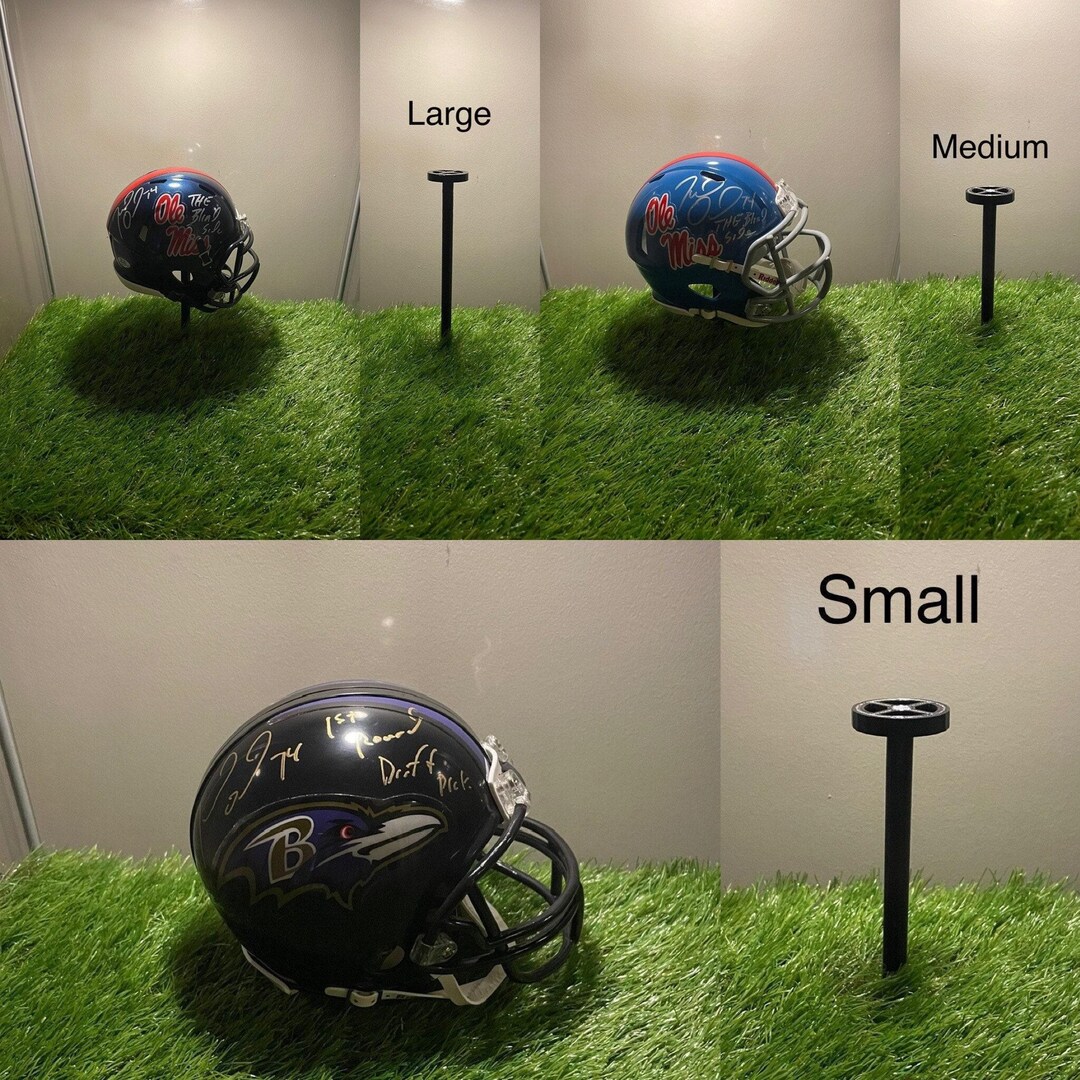 Free Standing I Shaped Mini Helmet Stand for Collectibles - Ideal for ...