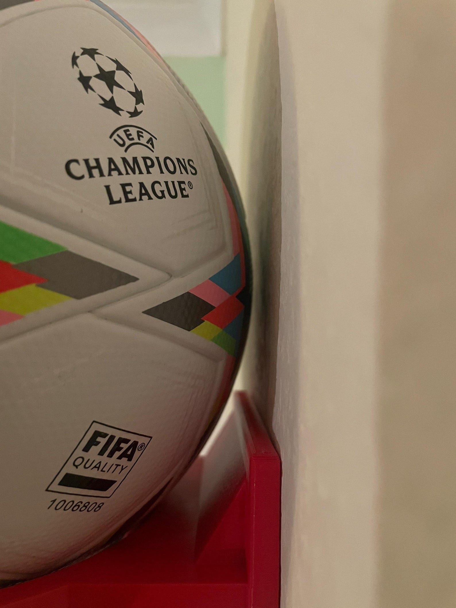 Wall Mounted Football / Soccer Style Ball Stand Display for ...
