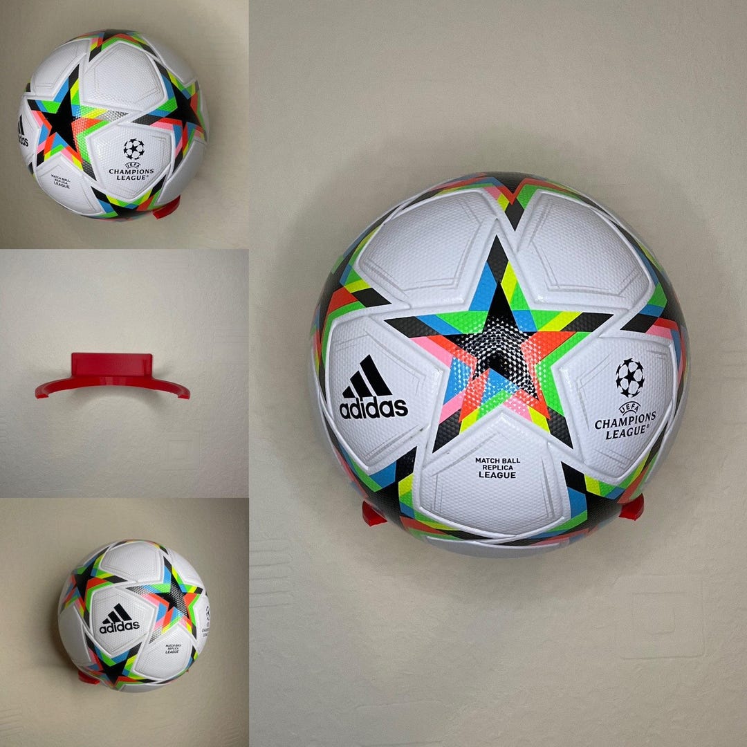 Wall Mounted Football / Soccer Style Ball Stand Display for ...
