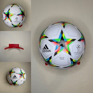 Wall Mounted Football Holder Display for Collectables Ideal Display ...