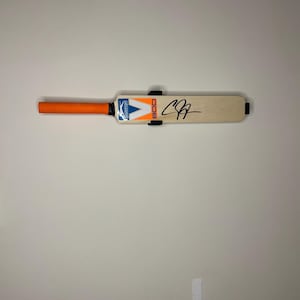 Wall Mount Mini Cricket Bat Stand - Display for Collectible Mini ...