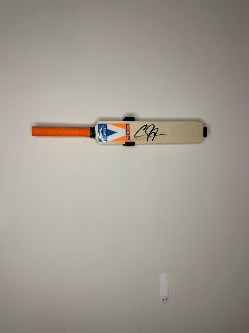 Wall Mount Mini Cricket Bat Stand - Display for Collectible Mini ...