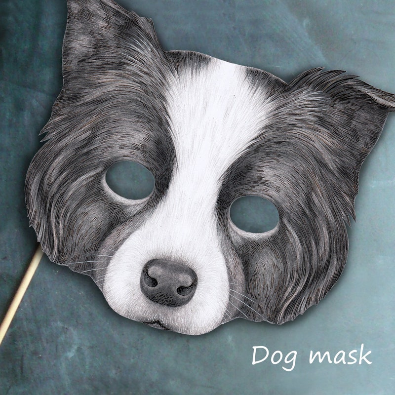 Border Collie Therian Mask - Etsy