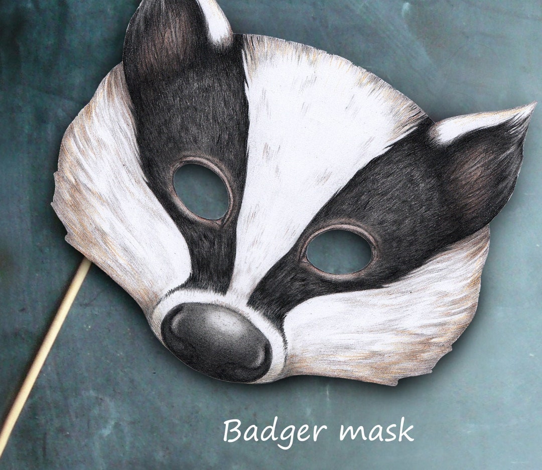 Badger Mask - Etsy