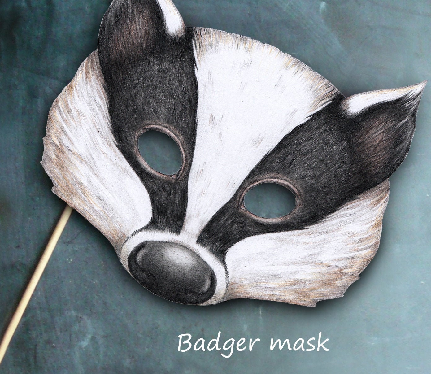 Badger Mask - Etsy