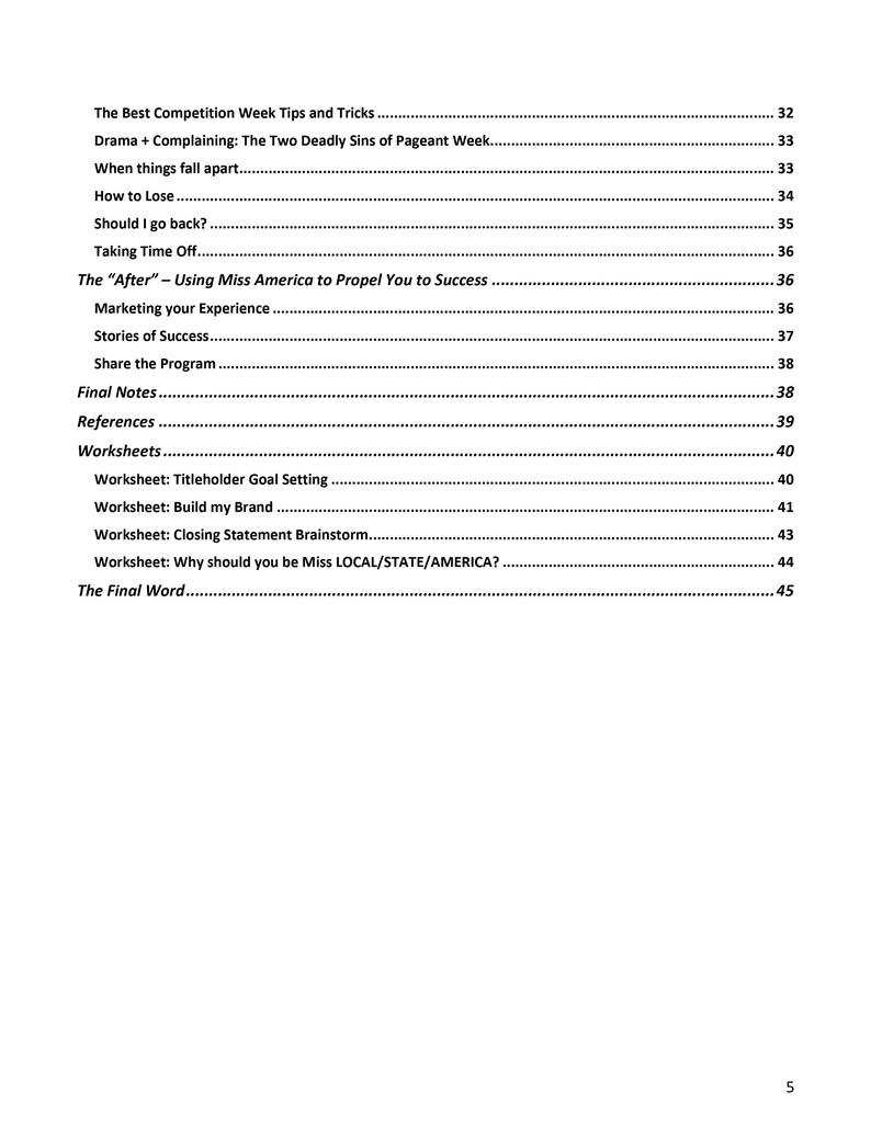 The Ultimate Pageant Guide - Etsy