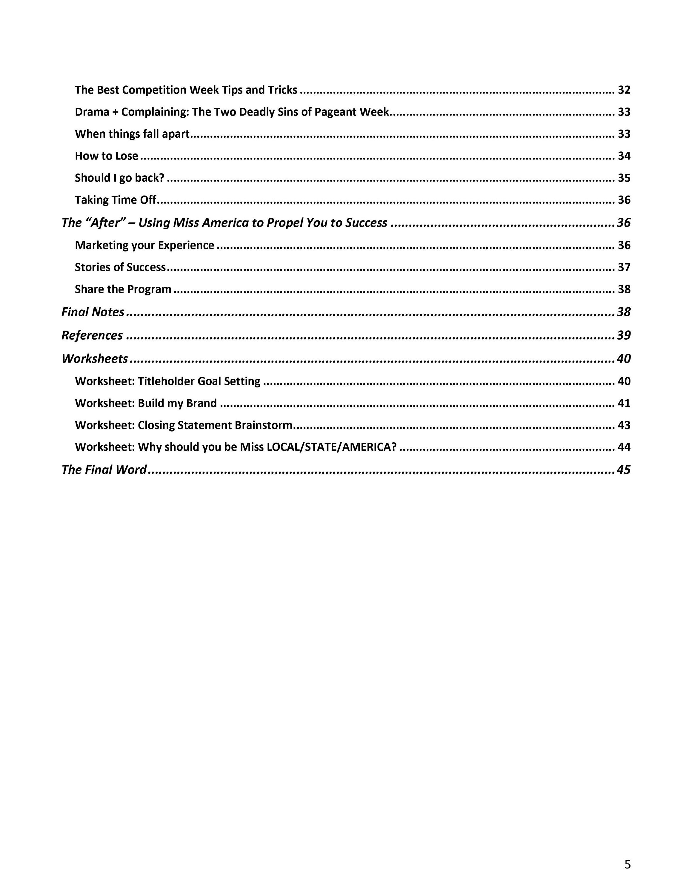The Ultimate Pageant Guide - Etsy