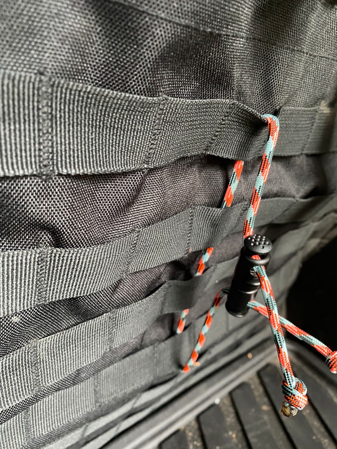 MOLLE Cinch Strap With Double Detachable Stopper 48” Loop - Black - Etsy