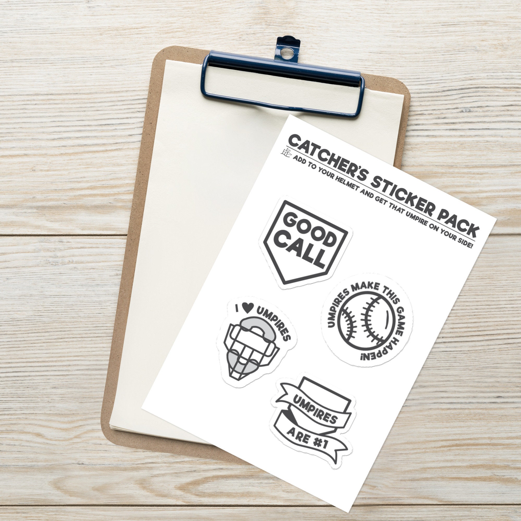 Catcher Sticker Pack | Helmet Decals - Etsy