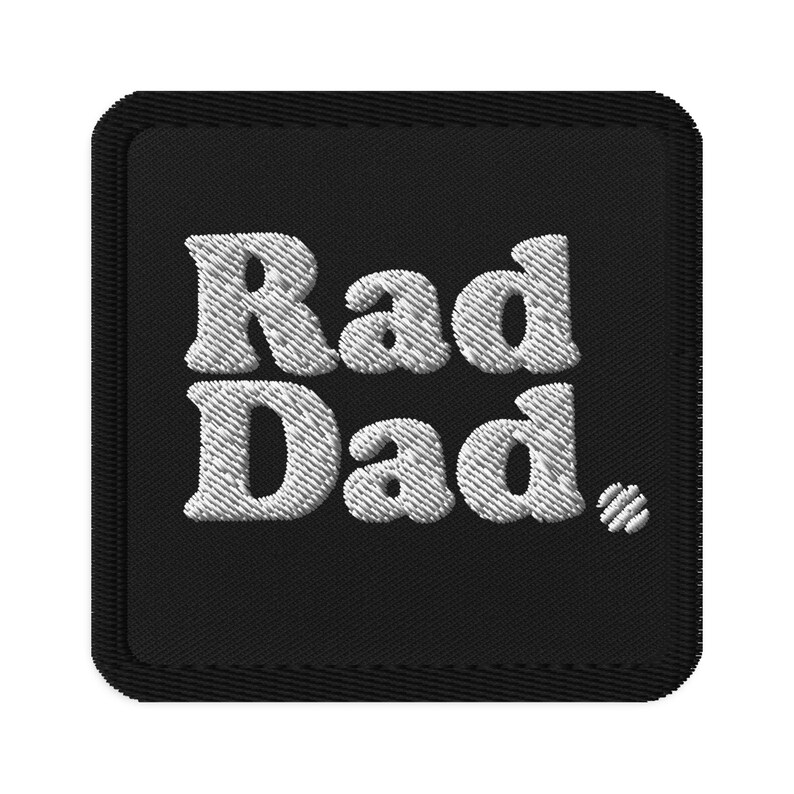 Rad Dad Embroidered Patch - Etsy
