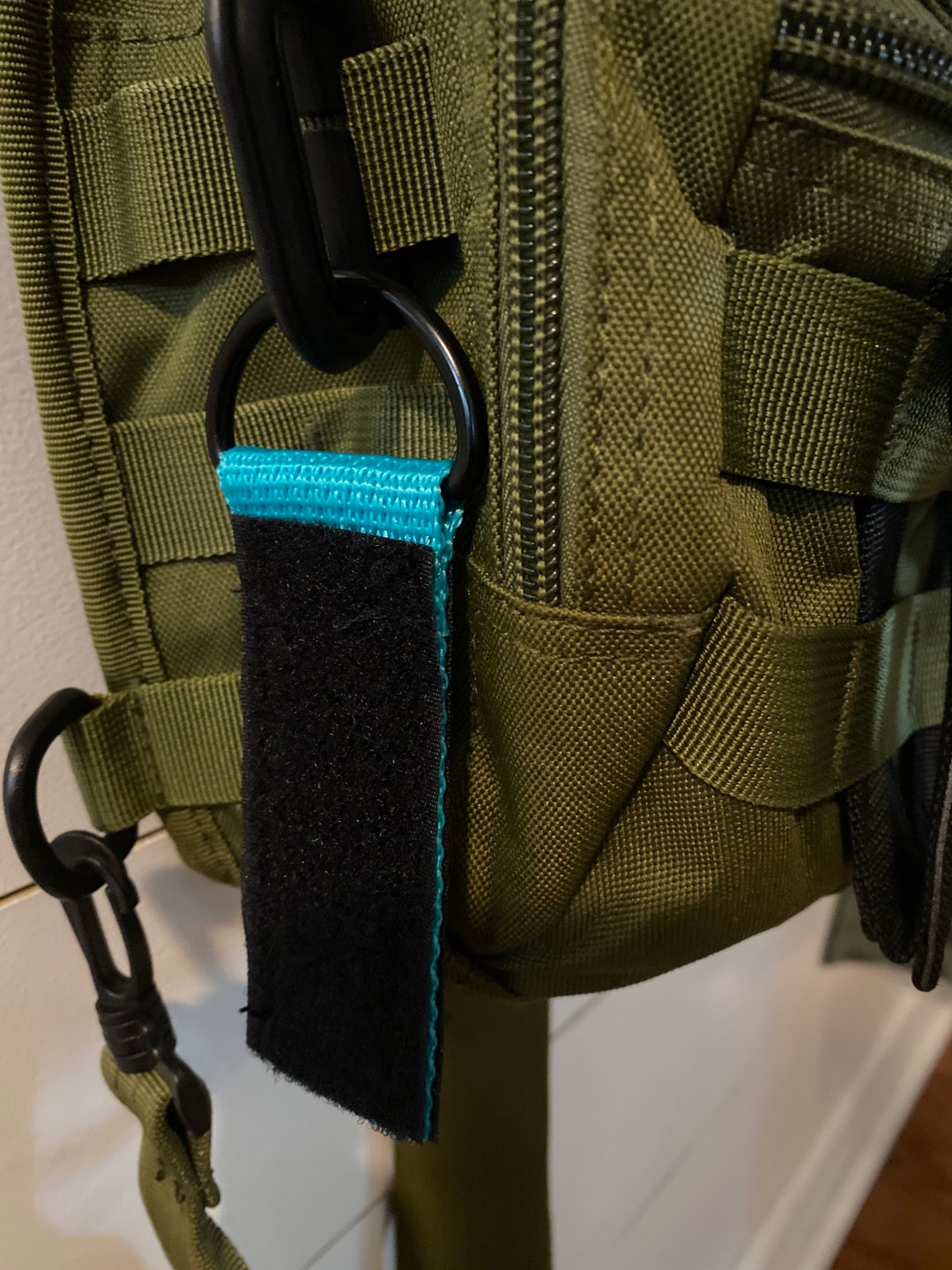 EDC Keyfob With 1.5 Double-sided Loop Velcro for Morale Patches - Etsy
