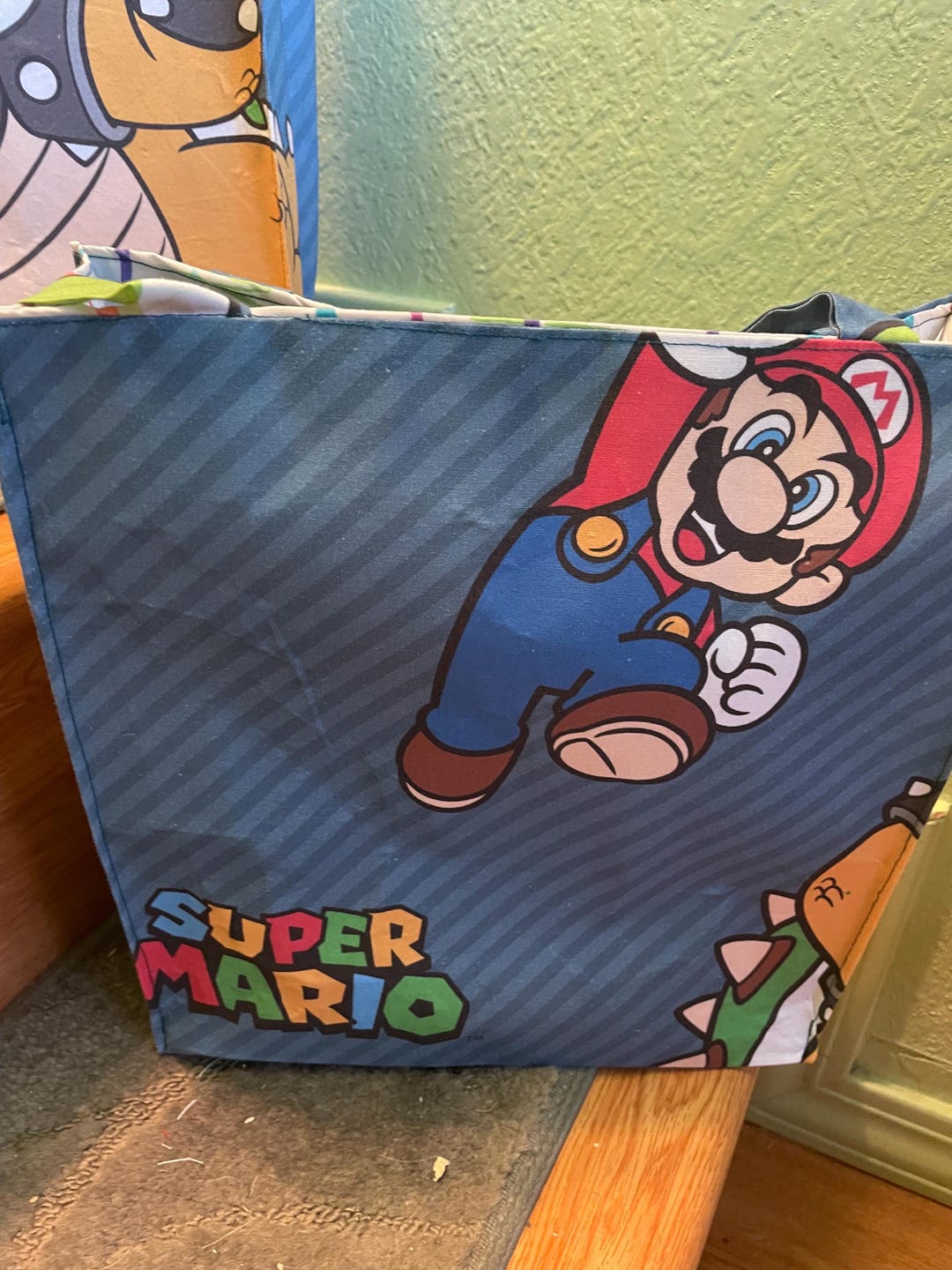 Super Mario Brothers Vintage Sheet Tote/market Bag - Etsy