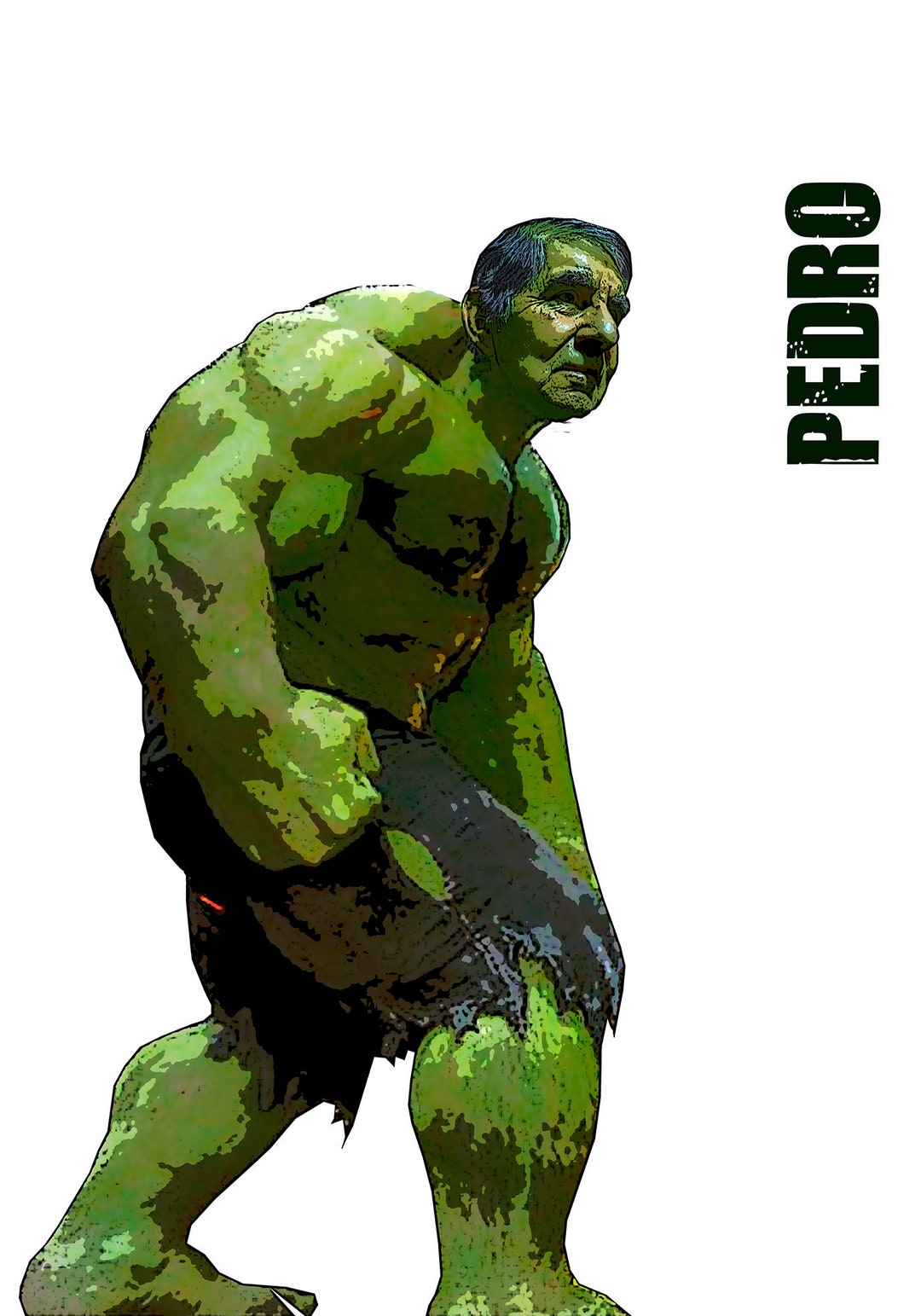 SUPER HERO /portrait Drawing/ Custom Gift/ Portrait Digital/ Drawing ...