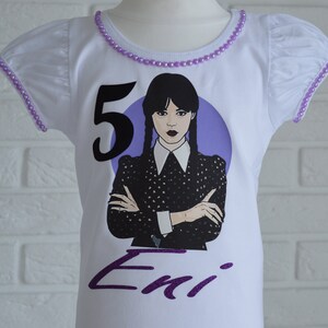 Wednesday Birthday Tutu Set, Wednesday Purple Birthday Costume ...