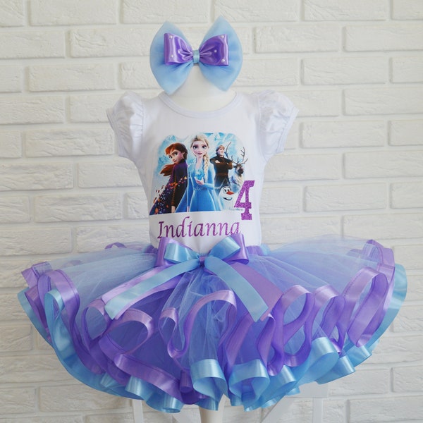 Elsa Anna Tutu Dress - Etsy