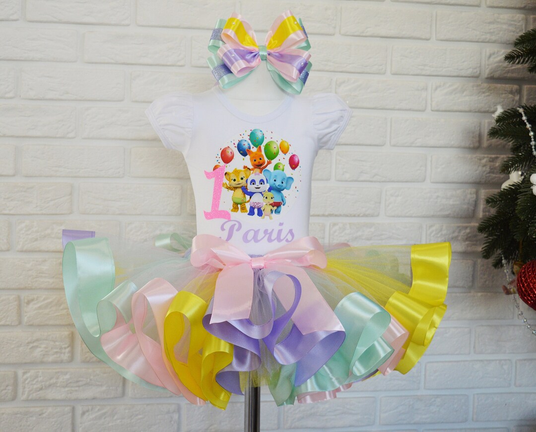 Word Party Birthday Theme Tutu Custom, Word Party First Birthday ...