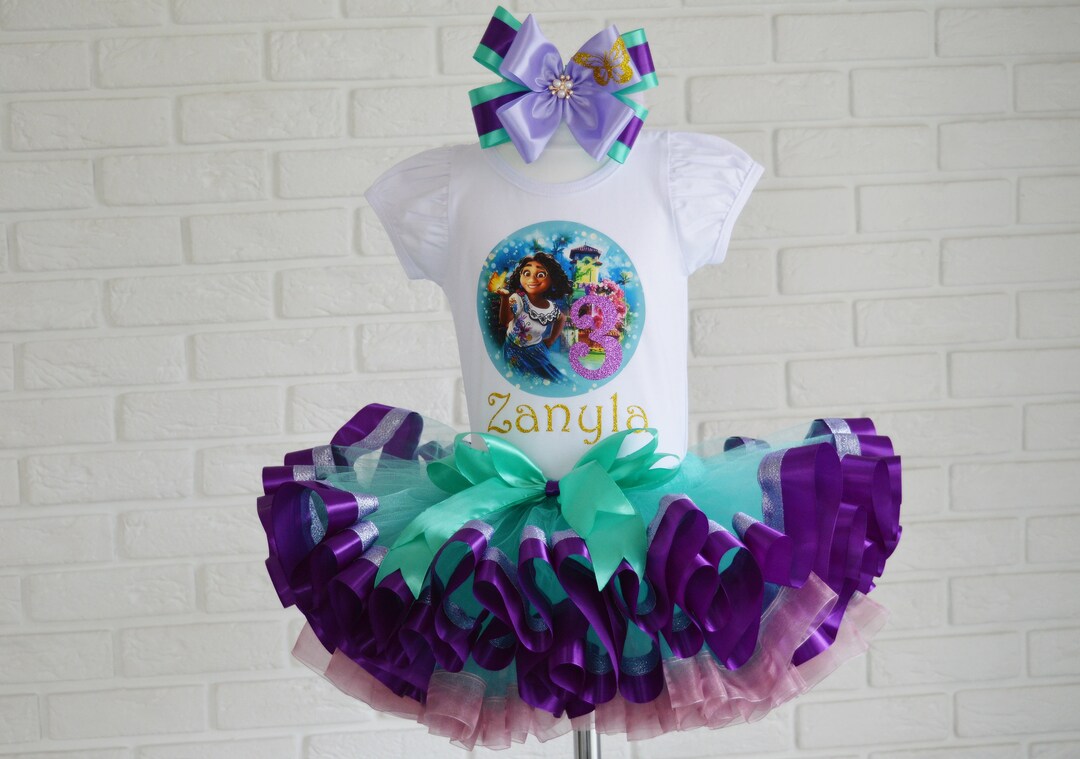 Mirabel Inspired Birthday Tutu Outfit, Personalized Girl Birthday ...