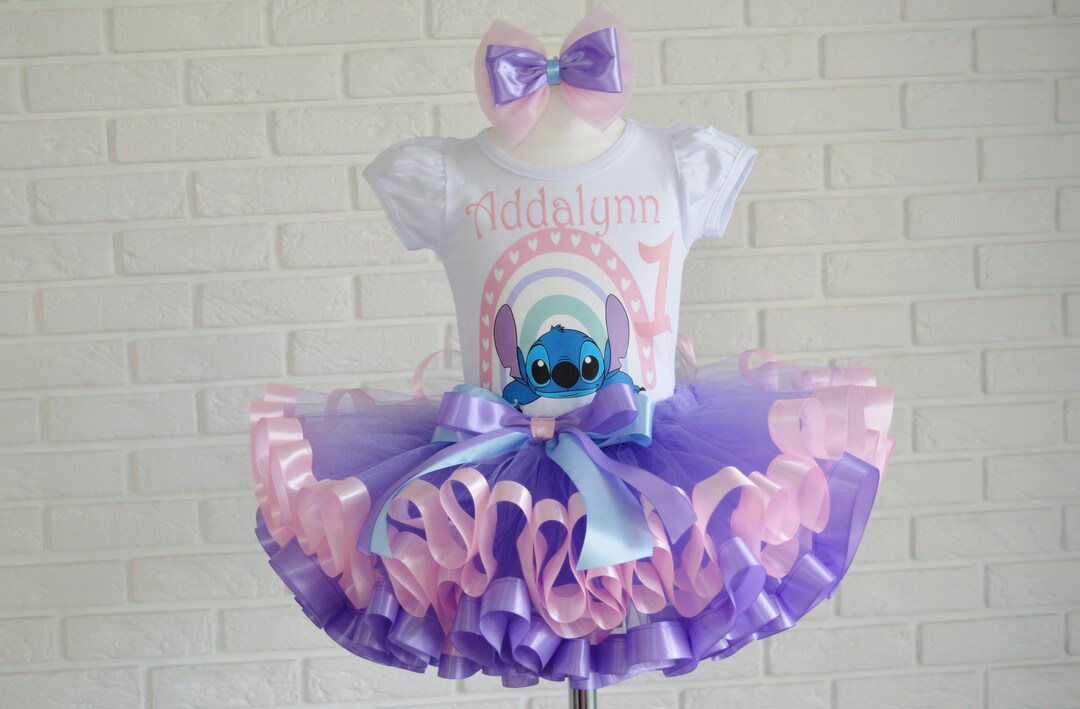 Blue Alien Birthday Costume Tutu Outfit, Personalized Baby 1st Birthday ...