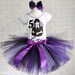Wednesday Birthday Tutu Set, Wednesday Purple Birthday Costume ...