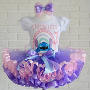 Blue Alien Birthday Costume Tutu Outfit, Personalized Baby 1st Birthday ...