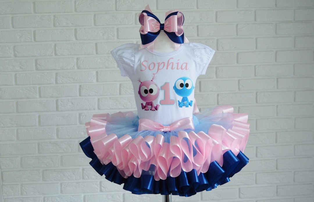 Googoo Gaagaa 1st Birthday Tutu Outfit, Baby First TV Party Dress - Etsy