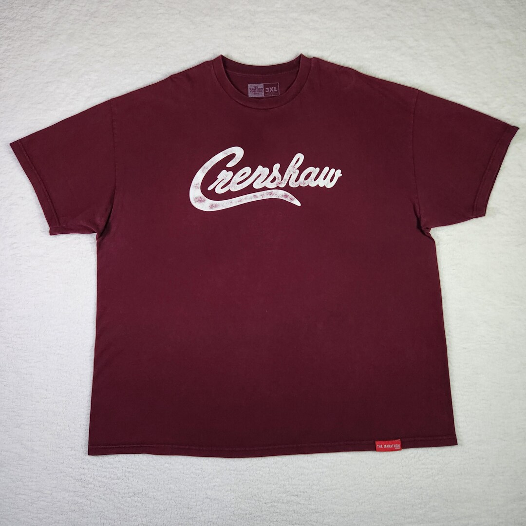 The Marathon Clothing TMC Crenshaw Script Distressed T-shirt Mens 3XL ...