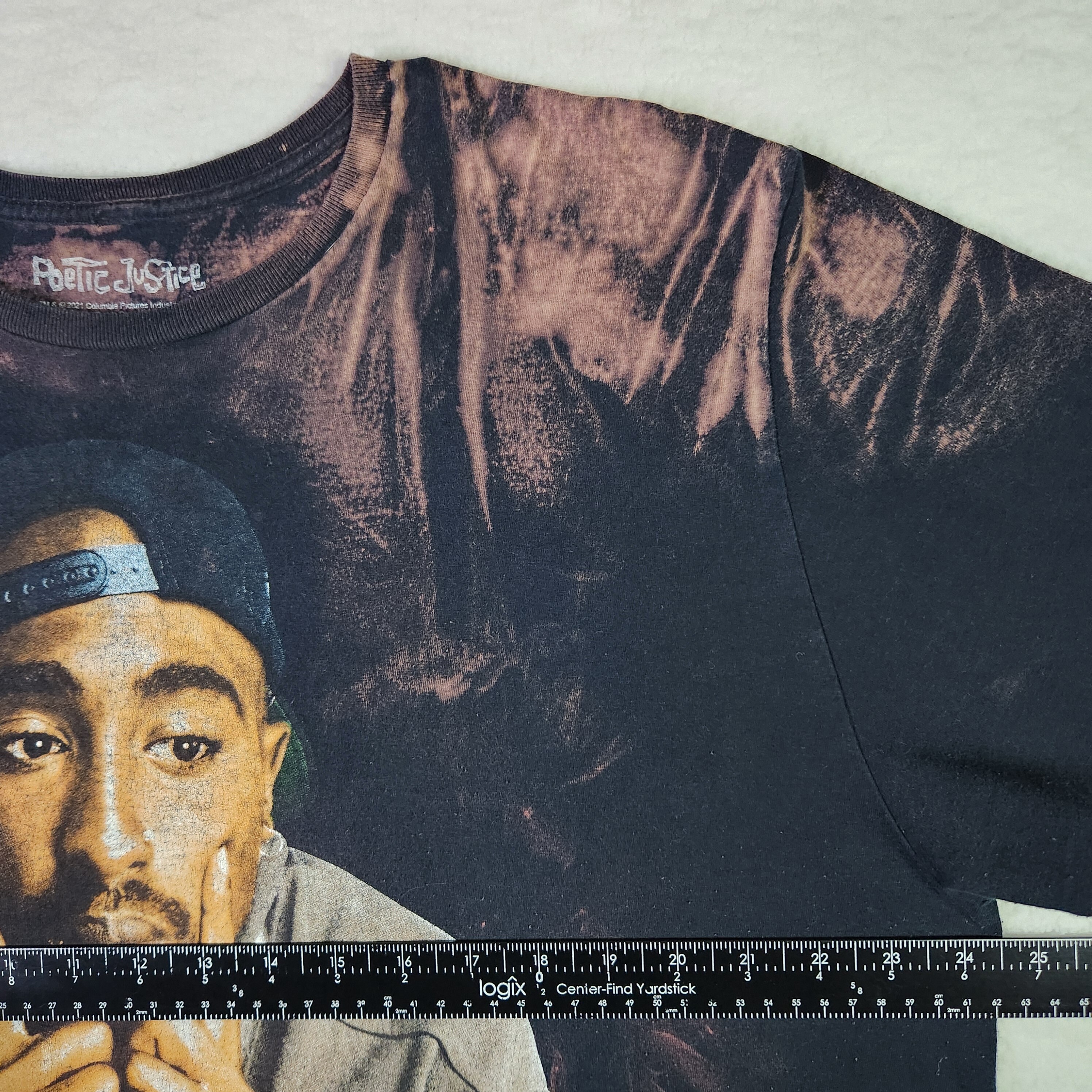 2pac Tupac Shirt XL Black Hip-hop Music Memorabilia Crew Neck T-shirt ...