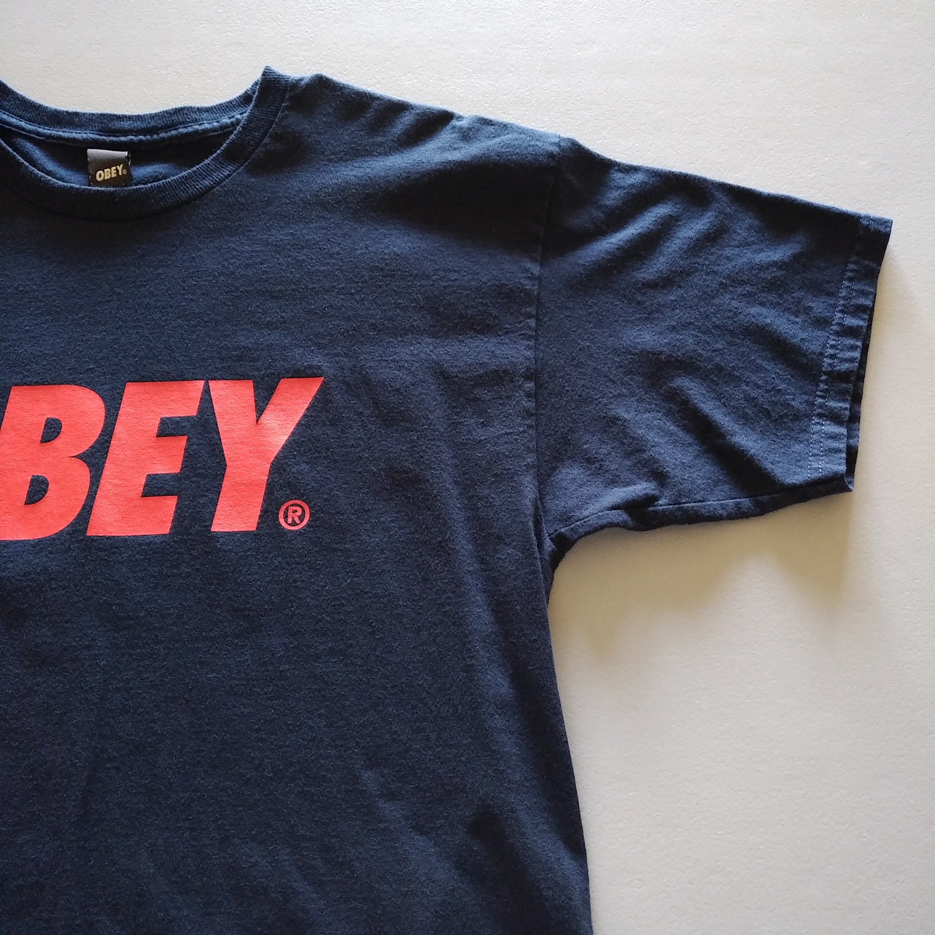 OBEY Original Men's Classic Logo Crew Neck T-shirt Blue - Etsy