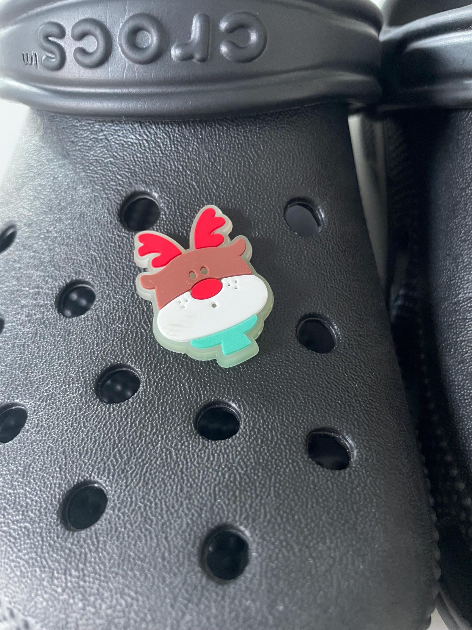 Christmas Reindeer Luminous (glow in the Dark) Croc Charm Jibbitz - Etsy