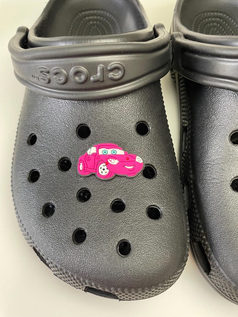 Lightning Mcqueen Pink Car Croc Charm Jibbitz - Etsy