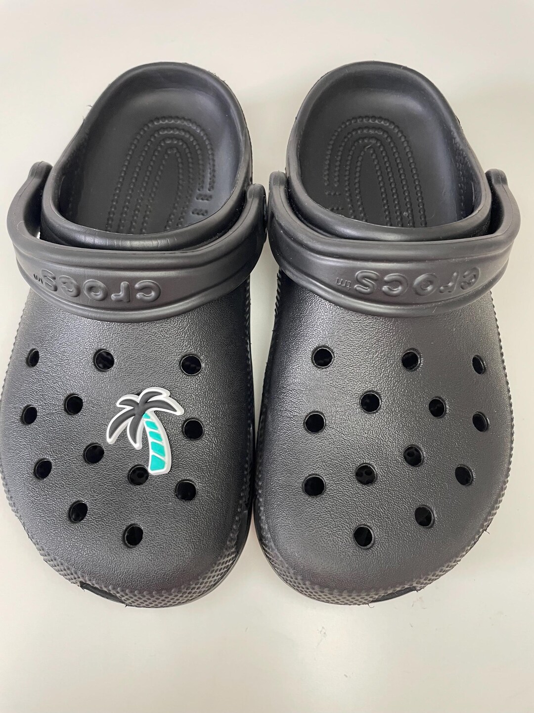 Green Palm Tree Croc Charm Jibbitz - Etsy