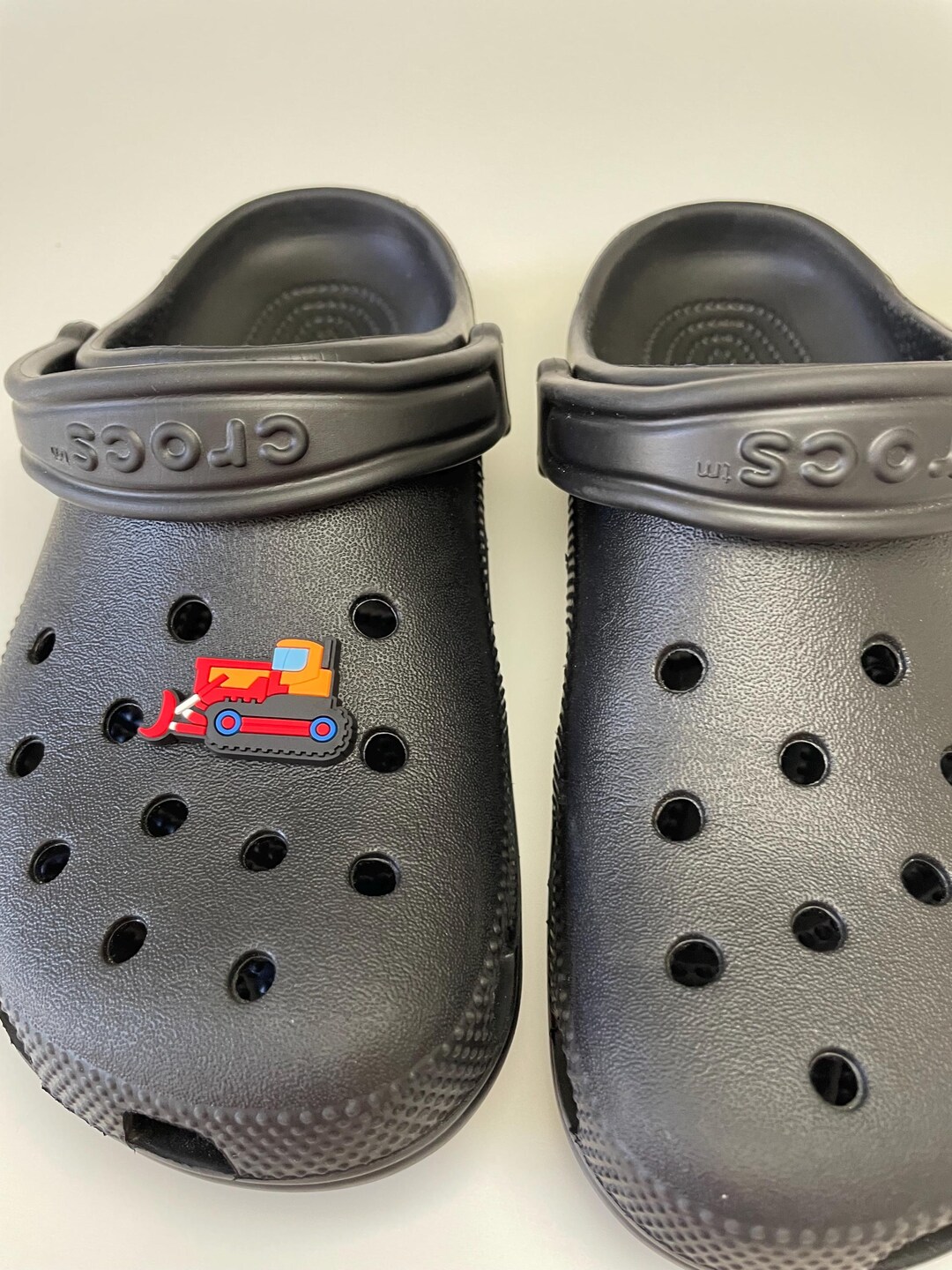 Red Tractor Croc Charm Jibbitz - Etsy