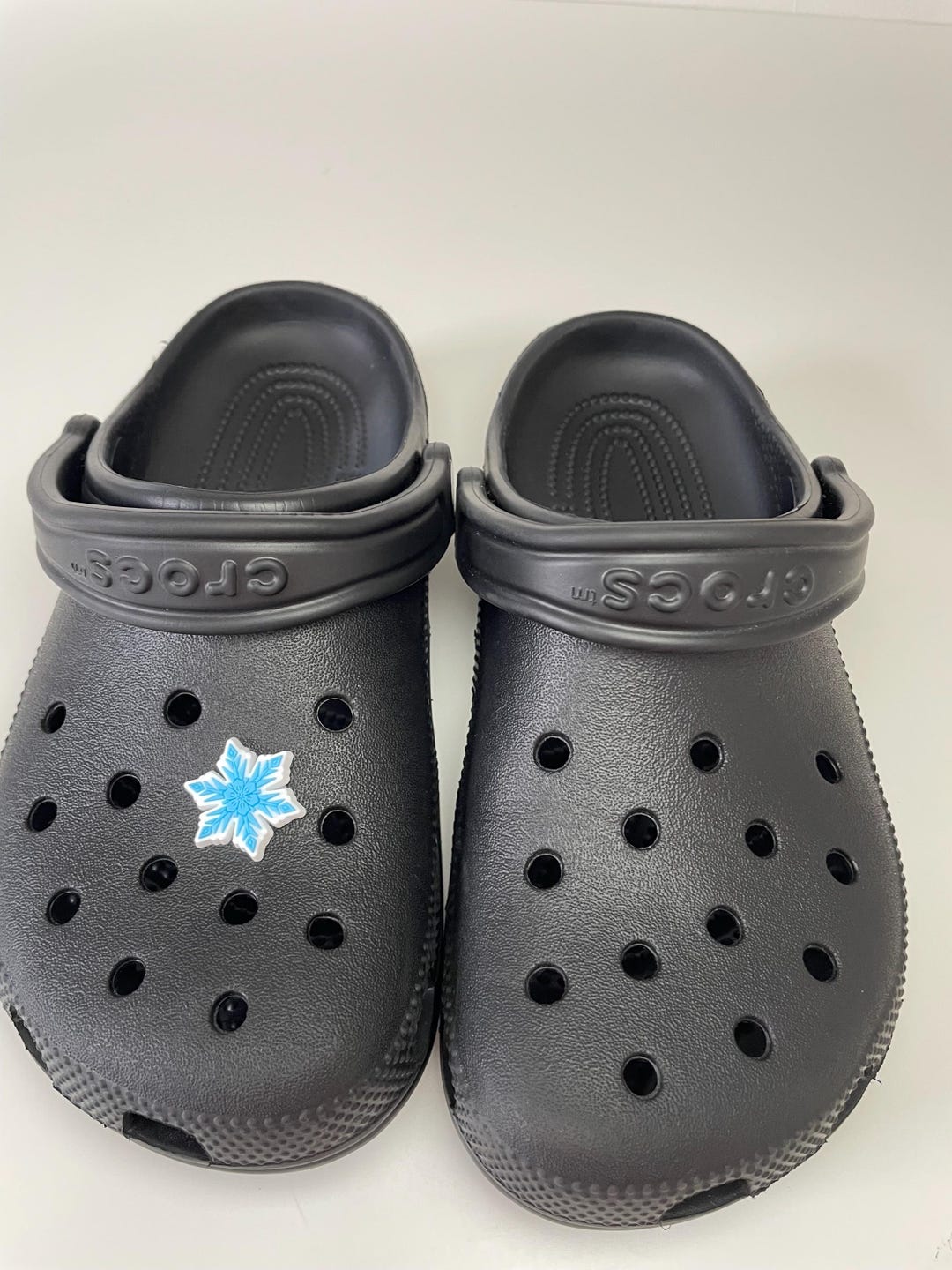 Snowflake Frozen Croc Charm Jibbitz - Etsy