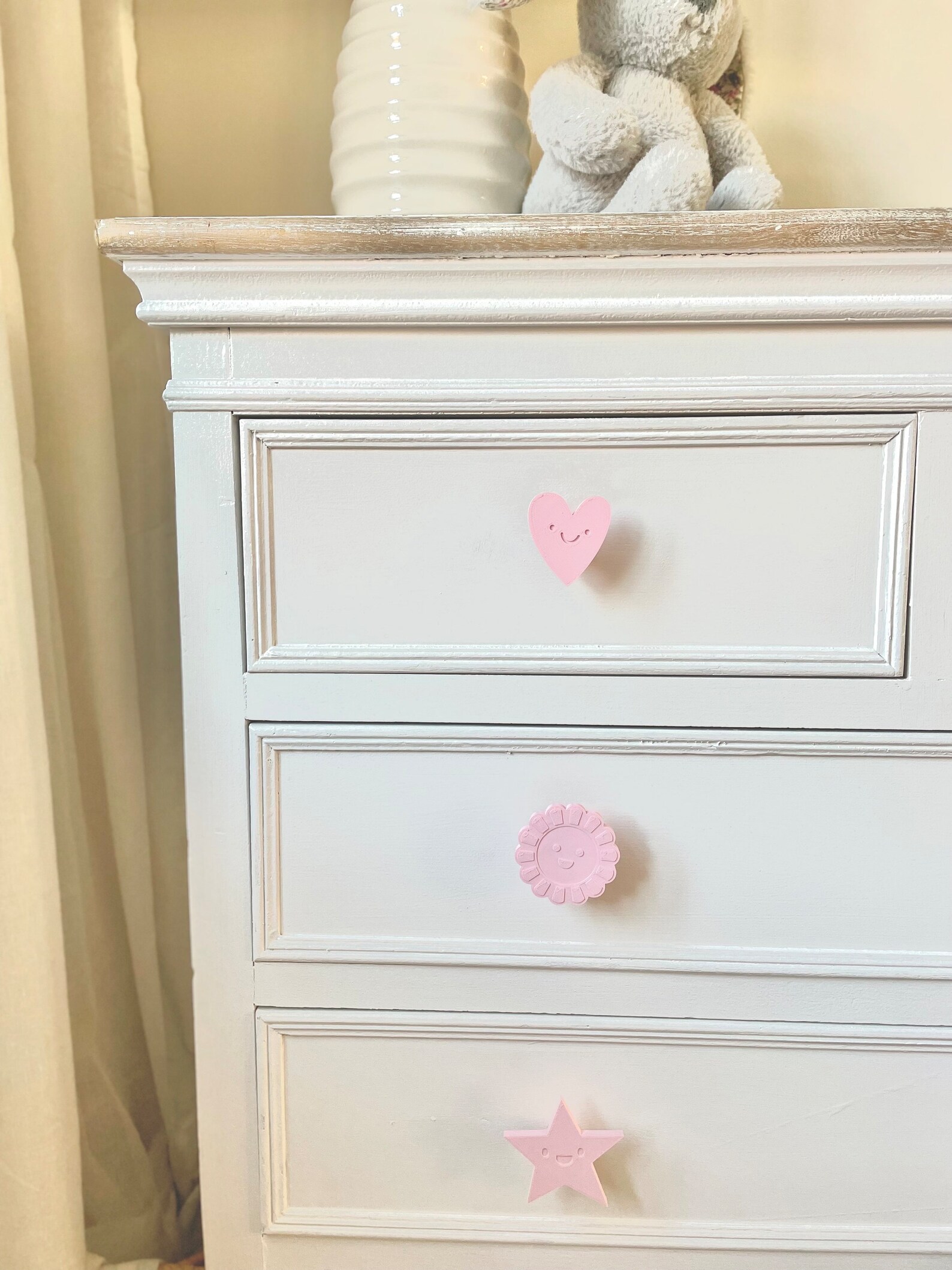 Girls Drawer Handles, Girls Bedroom Decor, Girls Drawer Knobs, Girls ...