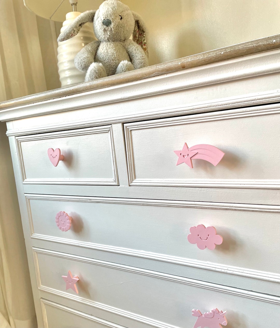Girls Drawer Handles, Girls Bedroom Decor, Girls Drawer Knobs, Girls ...