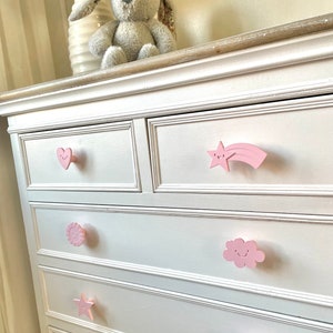 Girls Drawer Handles, Girls Bedroom Decor, Girls Drawer Knobs, Girls ...