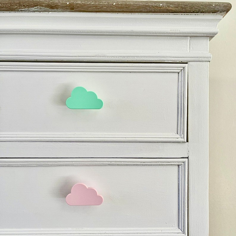 Cloud Drawer Handles, Cloud Nursery Decor, Cloud Drawer Knobs, Cloud ...