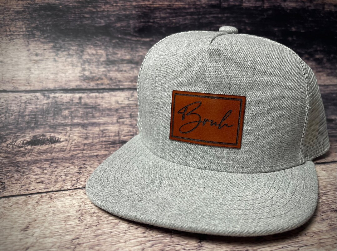 Bruh Hat/brother Hat/custom Hat Toddler Youth Hat Made With REAL ...