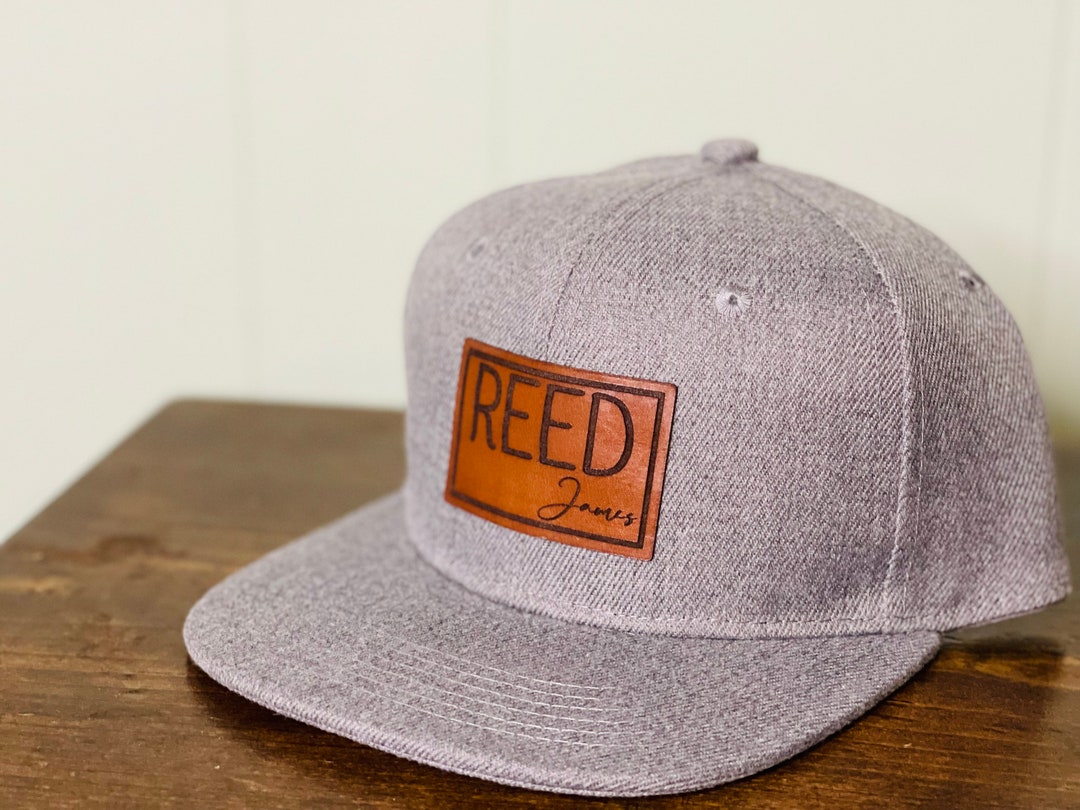 Two Name Hat Toddler Hat Made With REAL LEATHER Personalize It With ...