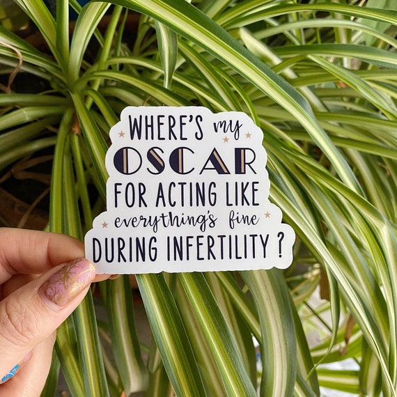 Infertility Sticker IVF | Etsy