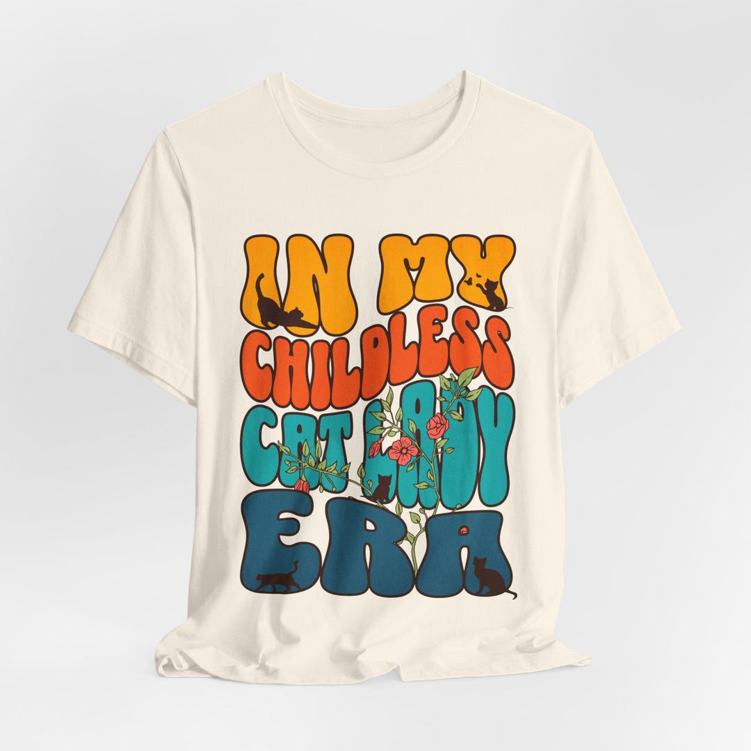 In My Childless Cat Lady Era Shirt, Childless Cat Lady for Kamala ...