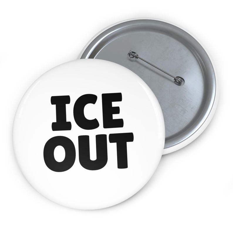 Be Good Pin, USA People Support Pin, Ice Out Pin Buttons - Etsy
