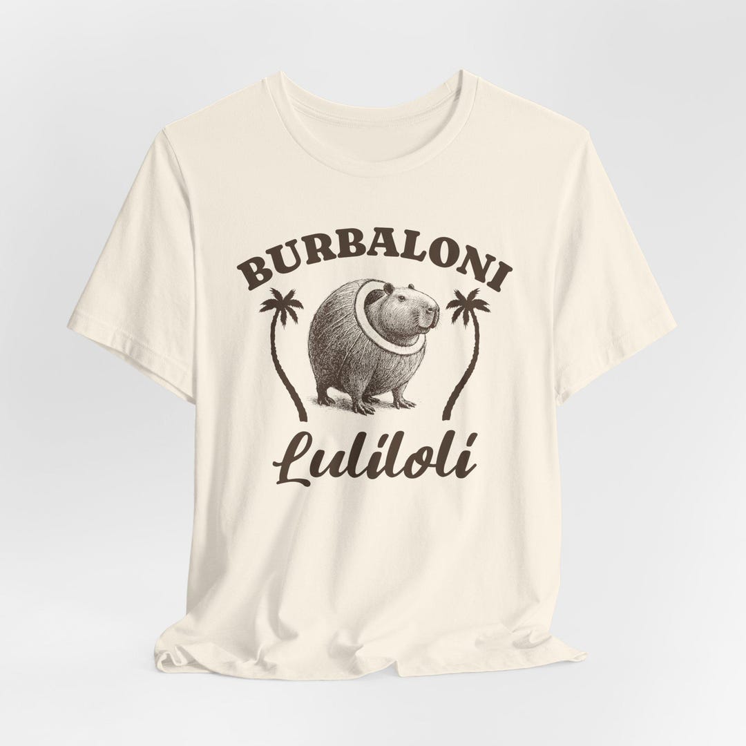 Burbaloni Luliloli Shirt, Brainrot Capybara Meme, Italian Brainrot ...
