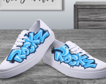 Airbrush Custom Shoes - Etsy