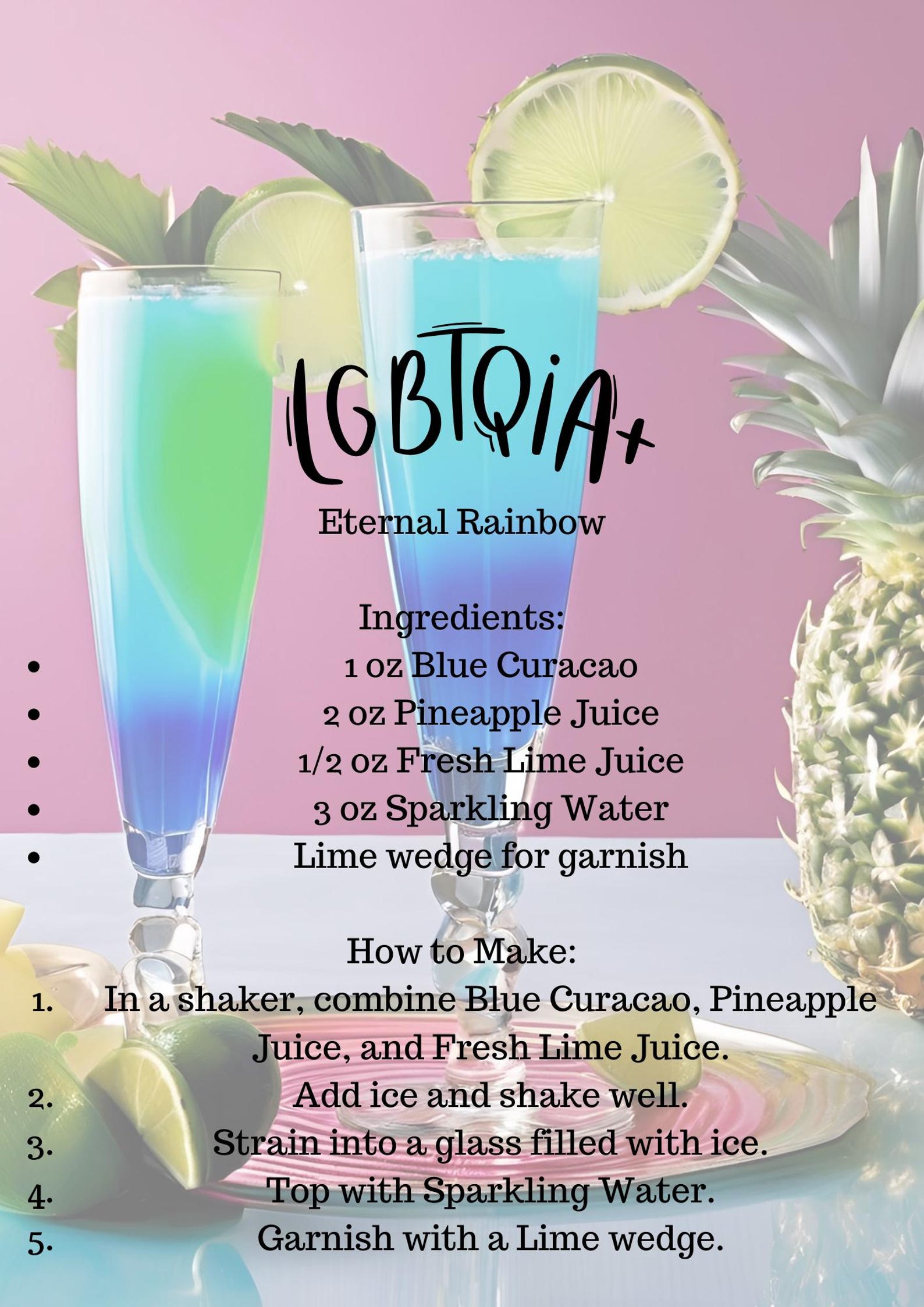 Gay Themed Cocktails Pride Rainbow Easy Lgbtq Cocktails Recipes Alcohol ...