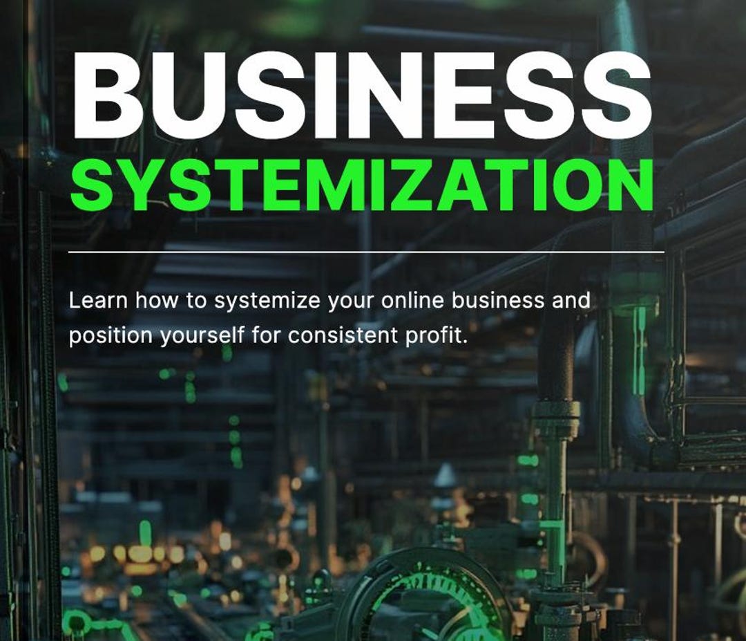Business Systematization Efficiency Strategies Planner Organizer ...